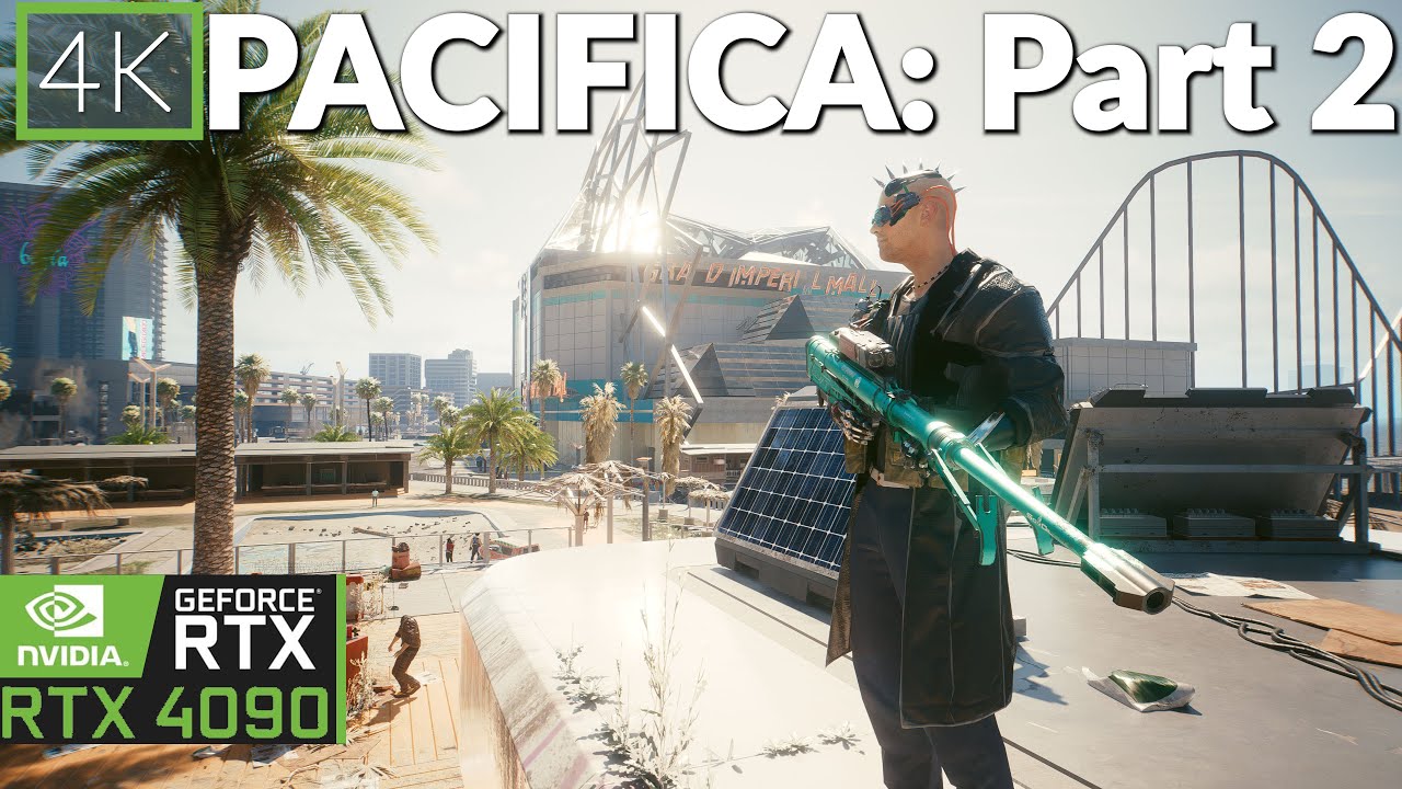 Walking in Cyberpunk 2077: Overdrive Ray Tracing RTX 4090 - Pacifica ...