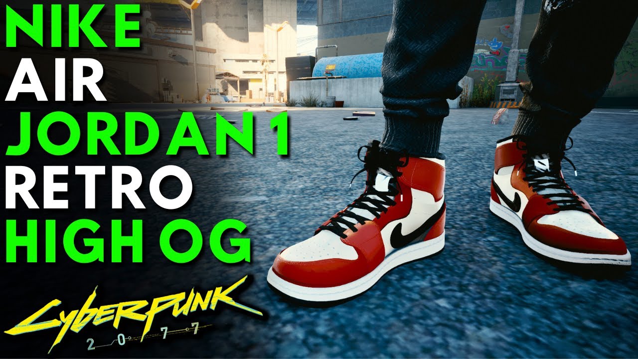 Cyberpunk 2077 - Nike Air Jordan 1 Retro High OG For V (Cyberpunk 2077 ...
