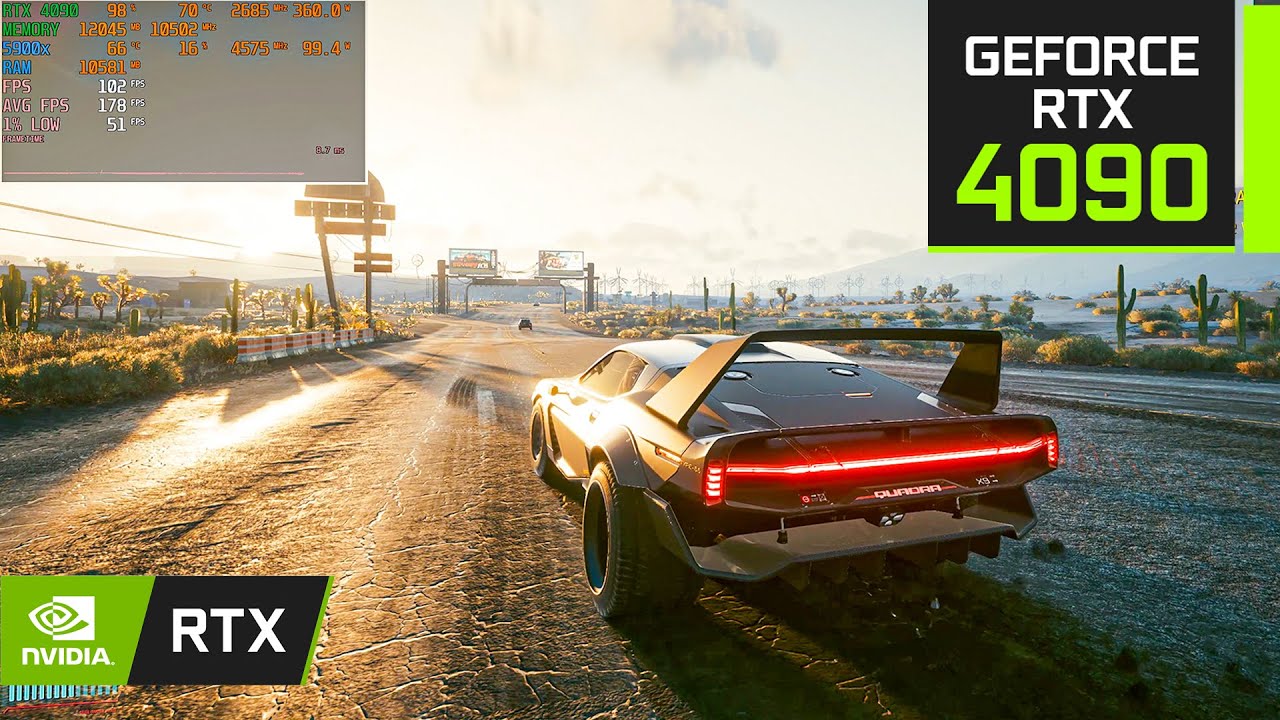 Cyberpunk 2077 - RTX 4090 24GB ( 4K Ultra Graphics RTX ON / DLSS ON ...