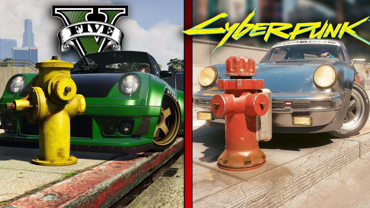 DETAILED COMPARISON | GTA V vs. Cyberpunk 2077 | PC | ULTRA | Part 2 ...