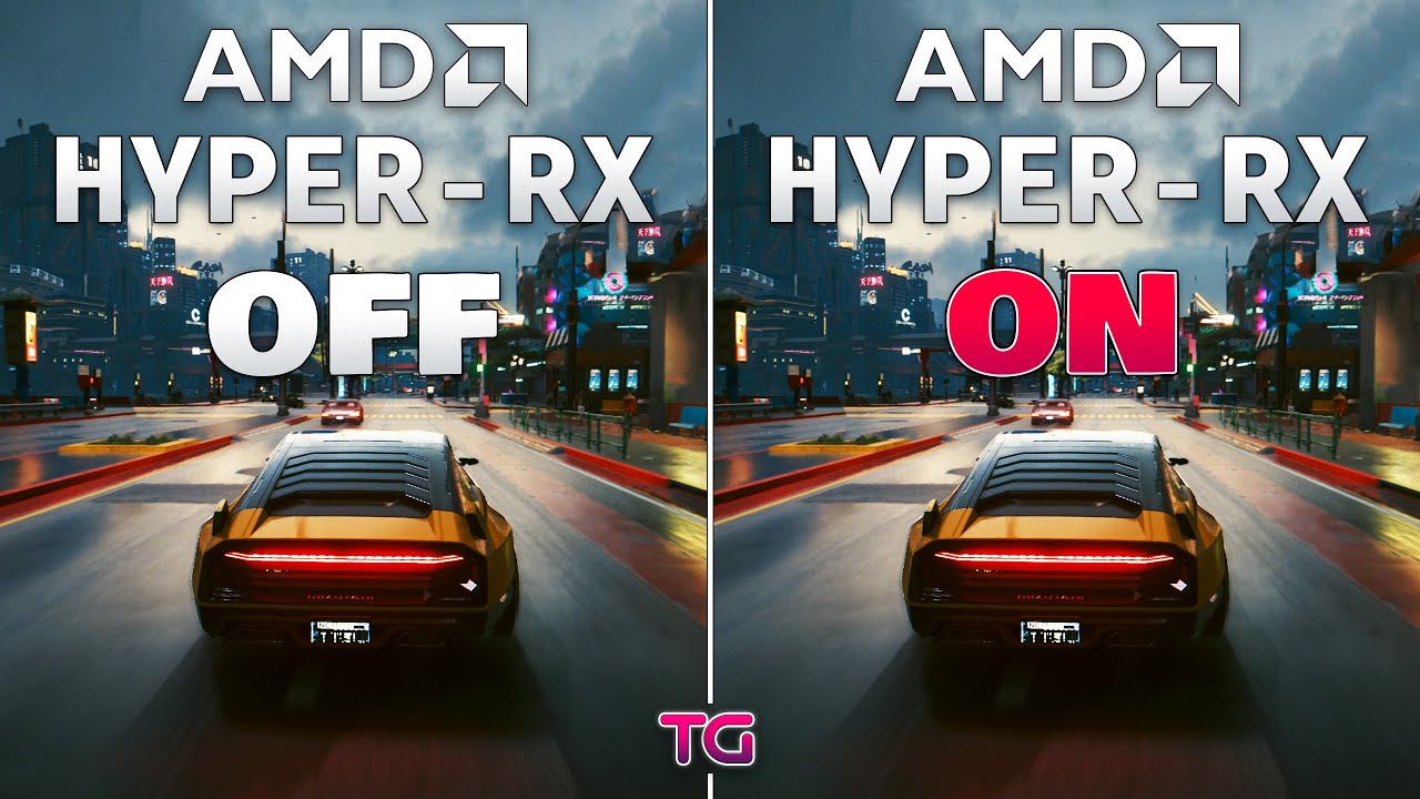 AMD HYPR-RX : ON vs OFF in Cyberpunk 2077 on RX 7800 XT - Cyberpunk ...