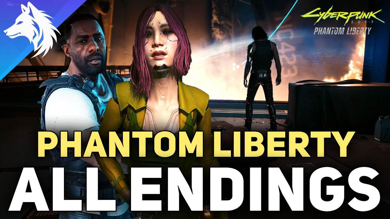 All 5 Phantom Liberty Endings - Reed, Songbird, Johnny, V Outcomes ...