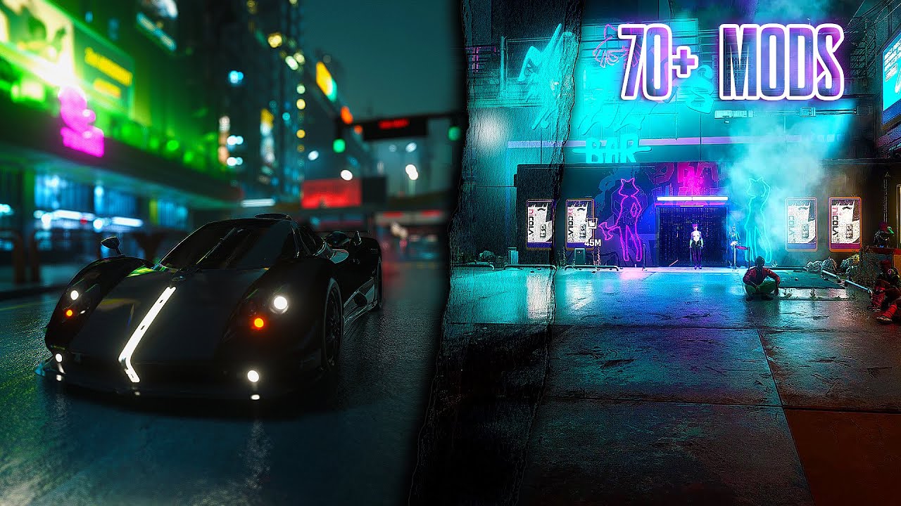 CYBERPUNK 2077 - 70+ MODS INSTALLED - RTX 3070 - Cyberpunk 2077 videos