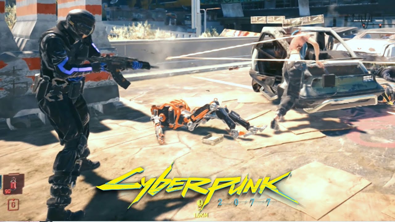 Cyberpunk 2077 NPC Wars #27 : Police VS Scavengers - Cyberpunk 2077 videos