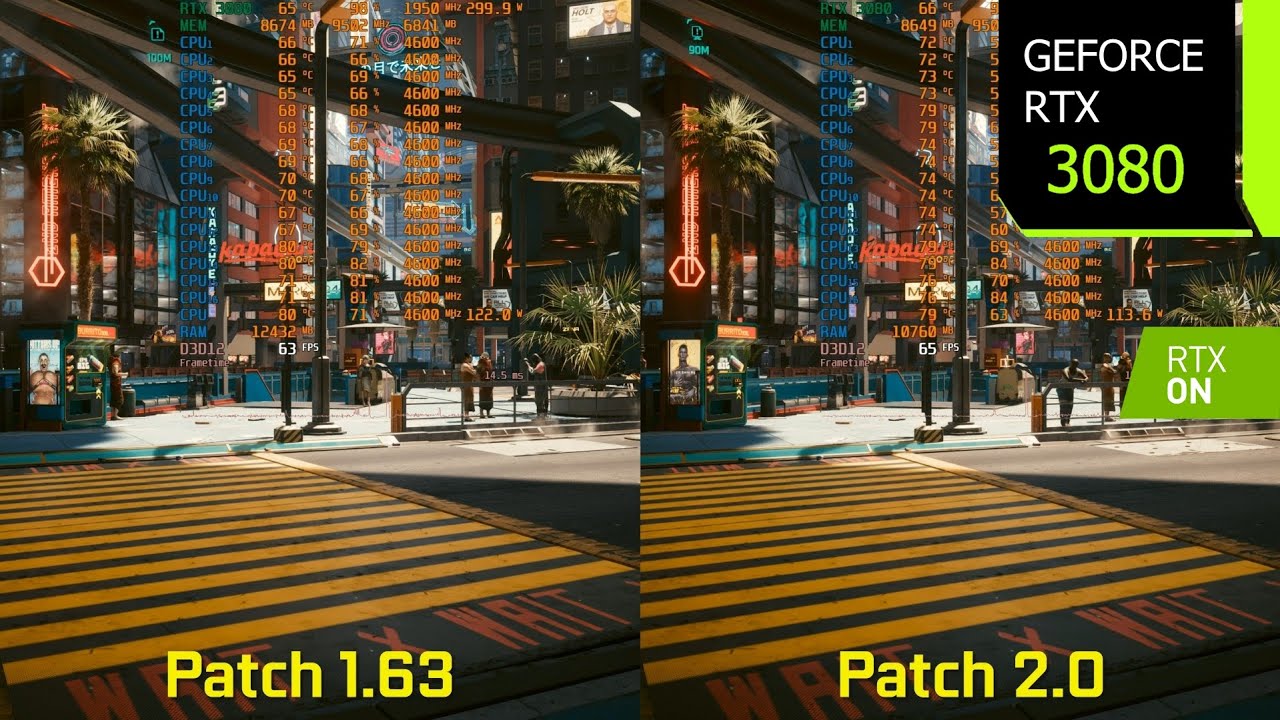 Cyberpunk 2077 - Patch 1.63 vs Patch 2.0 Performance/Graphics ...