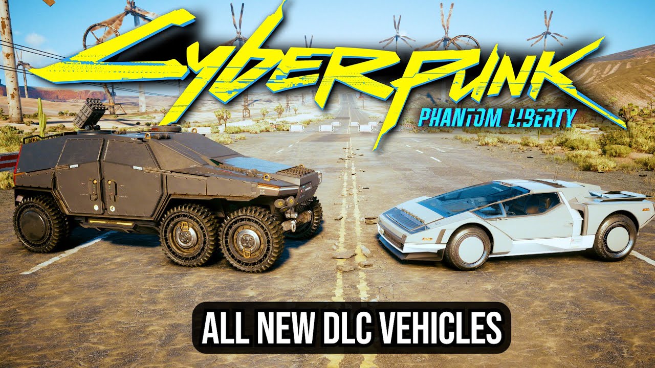 Cyberpunk 2077 - Phantom Liberty DLC - All New Vehicles Showcase ...