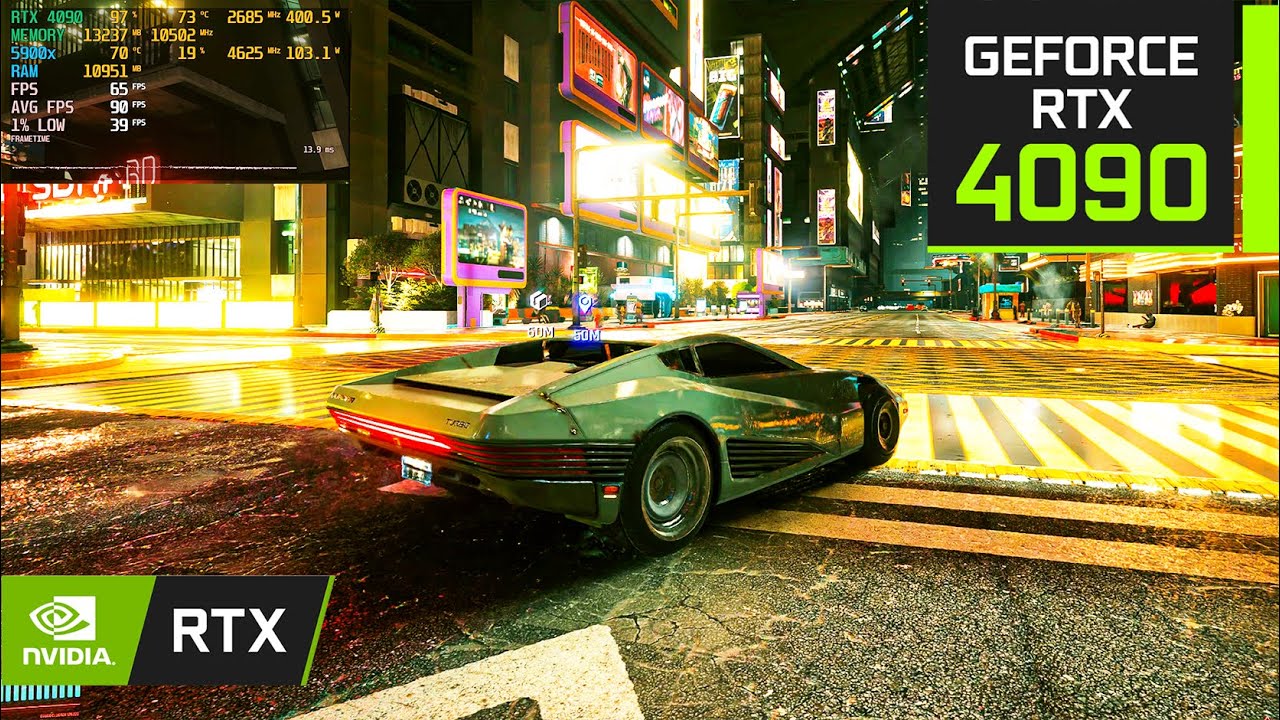 Cyberpunk 2077 - RTX 4090 Overdrive Settings (4K + Raytracing + DLSS 3 ...