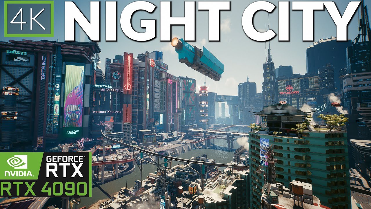 Walking across Night City in Cyberpunk 2077 From North to South ...