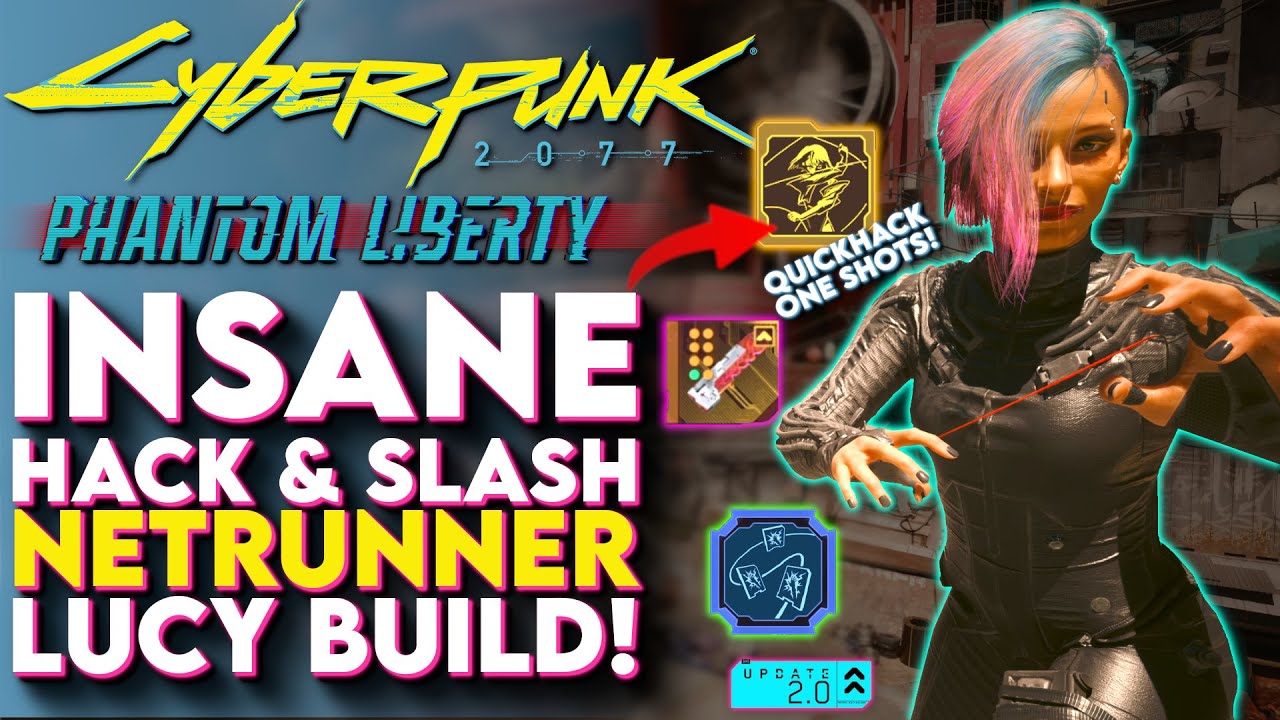 HACK And SLASH With This Lucy Build In Cyberpunk 2077 2.0! - Quickhack Monowire Build ...