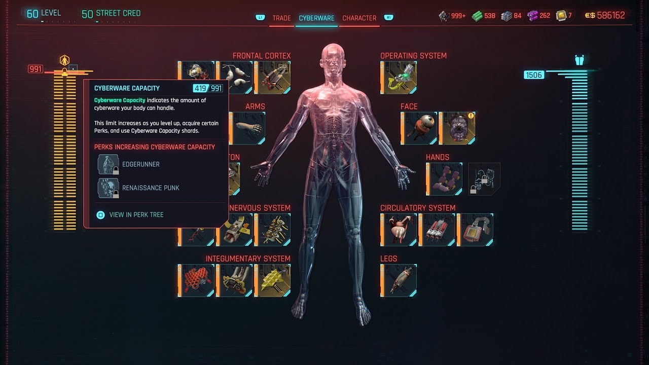 How To Get MAX ARMOR/CYBERWARE CAPACITY in CYBERPUNK 2077 2.1 Update ... How To Get MAX ARMOR/CYBERWARE CAPACITY in CYBERPUNK 2077 2.1 Update ...