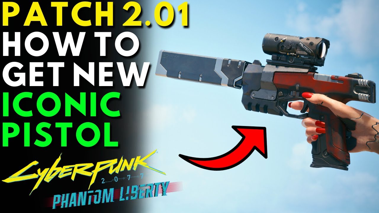 How To Get NEW 2.01 SECRET ICONIC Pistol ROOK In Cyberpunk 2077 Phantom ...