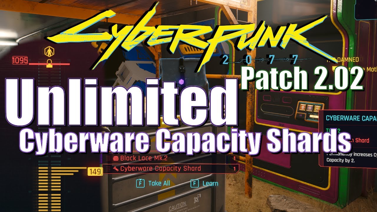 *NEW* Patch 2.02 Unlimited Cyberware Capacity Shards Glitch - Cyberpunk ...