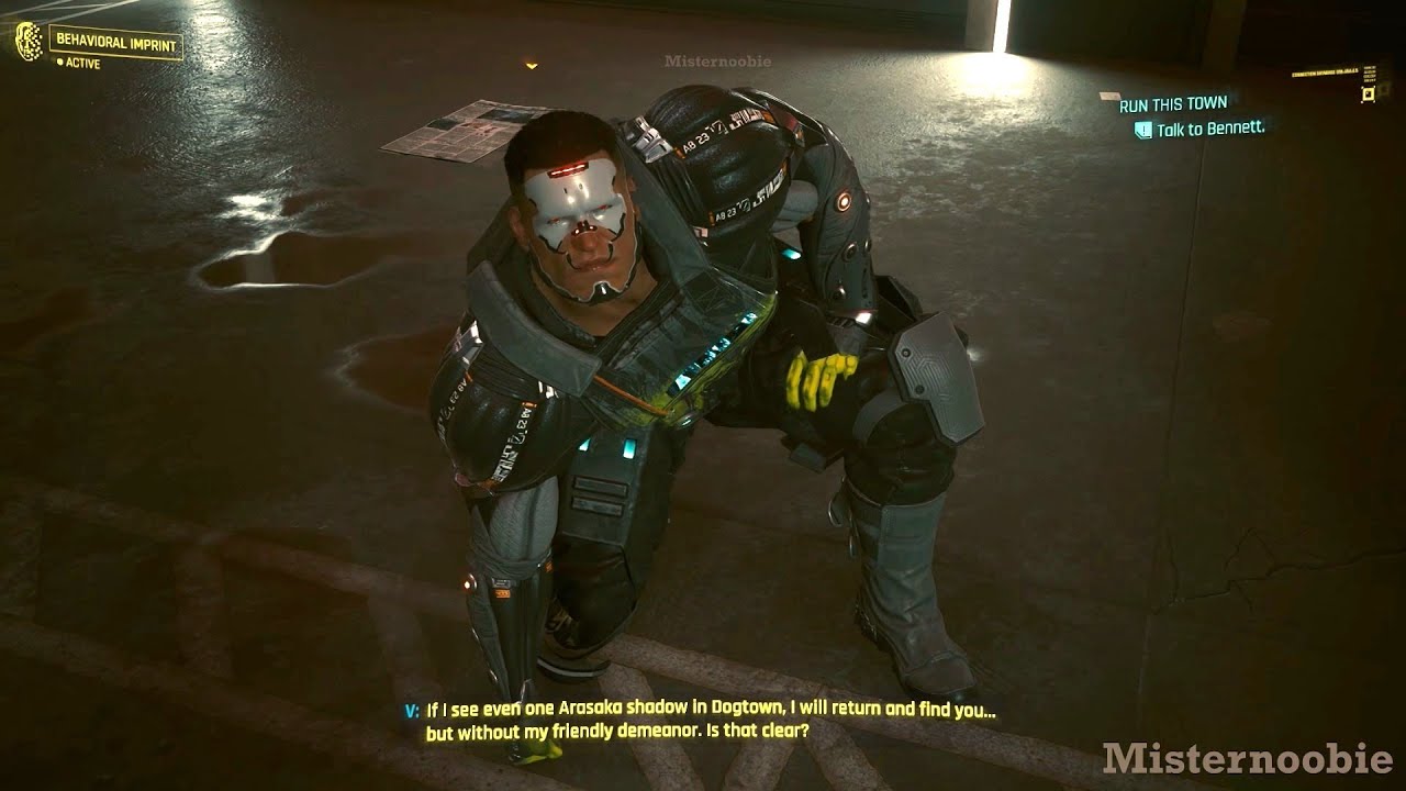 Owning Bennett in Run this Town quest - Cyberpunk 2077 - Cyberpunk 2077 ...