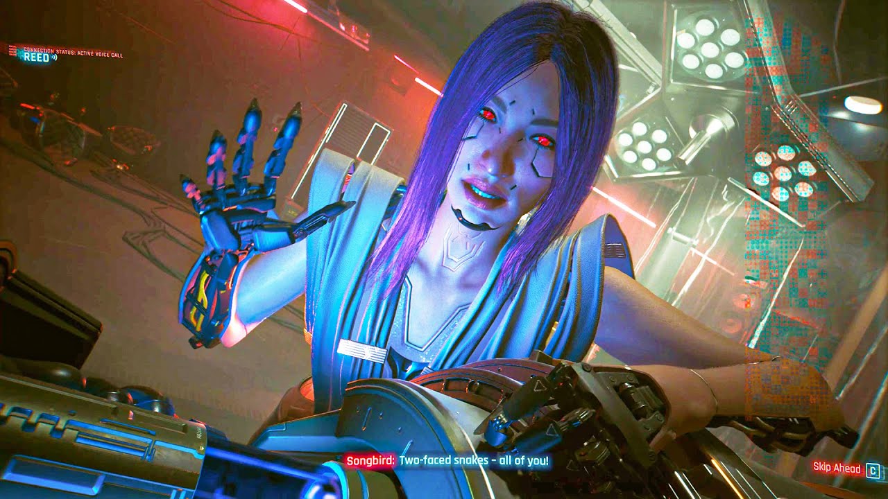 Songbird Destroys Everyone For Betraying Her Scene - Cyberpunk 2077 Phantom Liberty 2023 ...