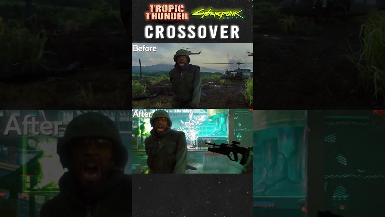 Tropic Thunder crossover with Cyberpunk 2077 - Cyberpunk 2077 videos