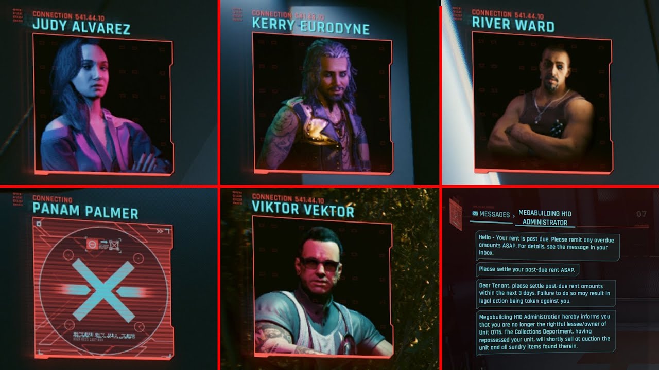 V calls his friends after 2 years in a coma - Cyberpunk 2077: Phantom ...