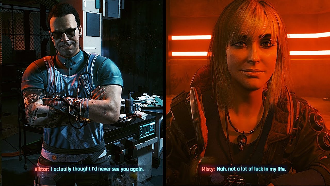 V Meets Viktor And Misty After 2 Years In A Coma Cyberpunk 2077 Phantom Liberty Cyberpunk
