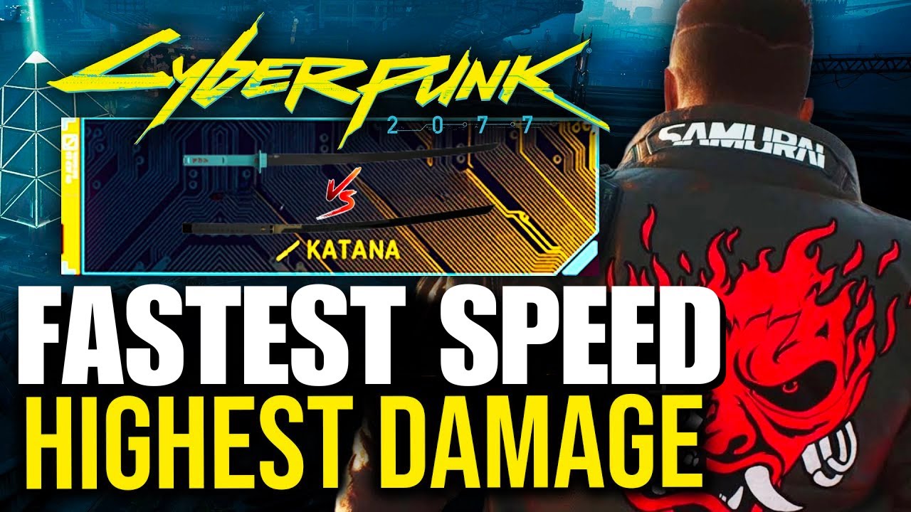 Best Katana In Cyberpunk 2077? Speed VS Damage - Cyberpunk 2077 videos