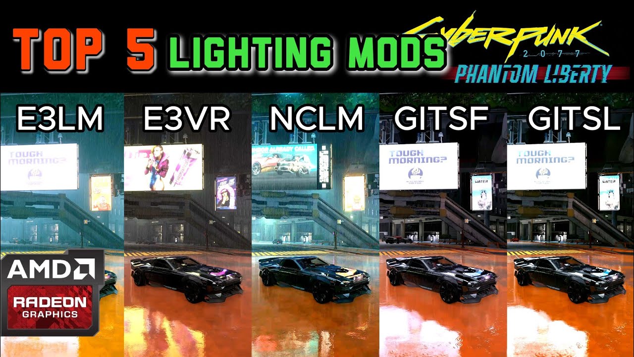 Comparing the 5 Most Popular Lighting Mods for Cyberpunk 2077 v2.0.2 ...