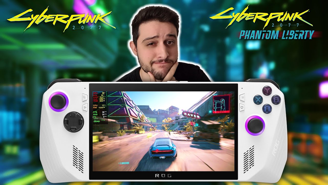 Cyberpunk 2077 on the Asus ROG Ally (Z1 Extreme) - Cyberpunk 2077 videos