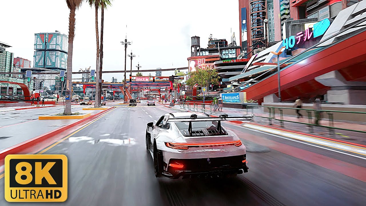 [8k] Cyberpunk 2077 Update 2.1 New RTX Lighting Mod! RTX 4090 Ray Tracing Max Settings PC ...