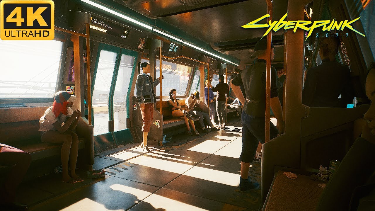 CYBERPUNK 2077 Update 2.1 | Riding The Metro Gameplay | RTX 4090 | 4K ...