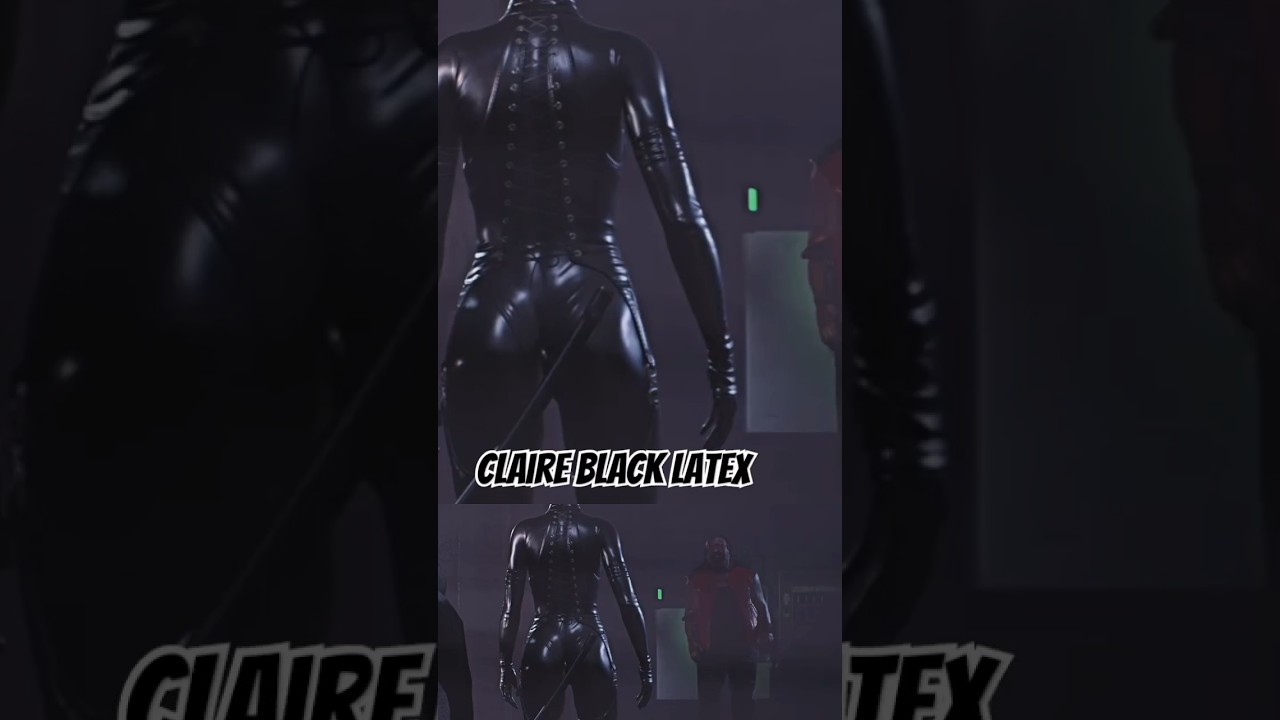 Claire Black Latex Bodysuit MOD Dexter DeShawn Cyberpunk 2077 Irons ...