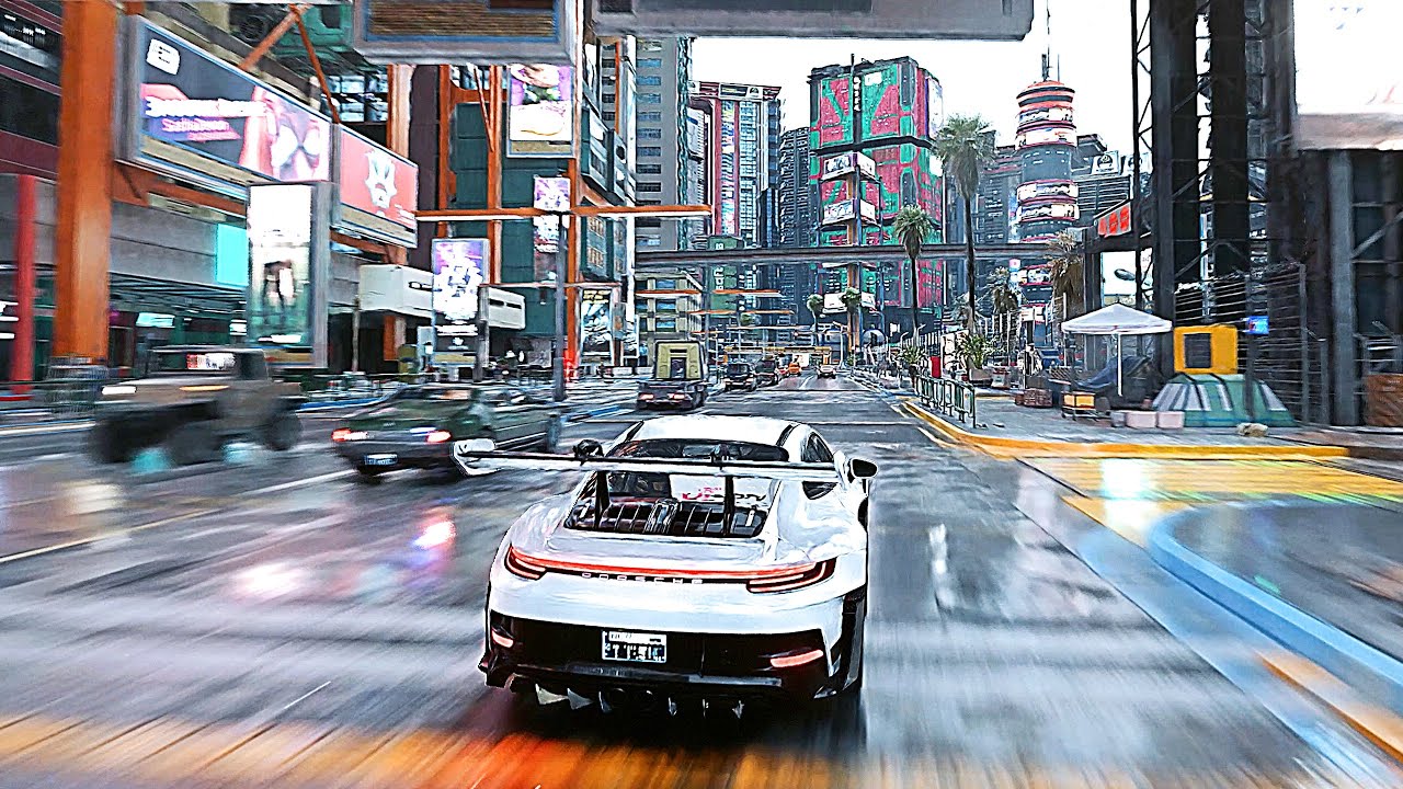 Cyberpunk 2077 - 8k Resolution Rain NEW RTX 4090 Graphics Enhancement Mod! Max Settings PC ...