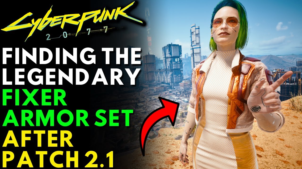 Cyberpunk 2077 - How To Get Legendary Fixer Armor Set | Update 2.1 ...