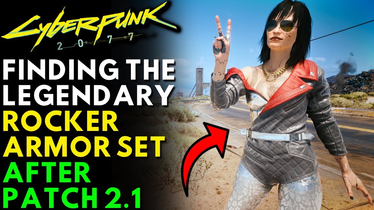 Cyberpunk 2077 - How To Get Legendary Rocker Armor Set | Update 2.1 ...