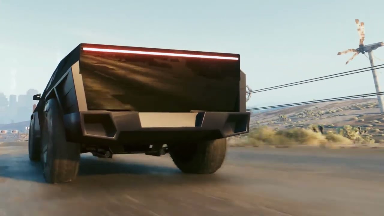 Cybertruck (Cyberpunk 2077) - Cyberpunk 2077 videos