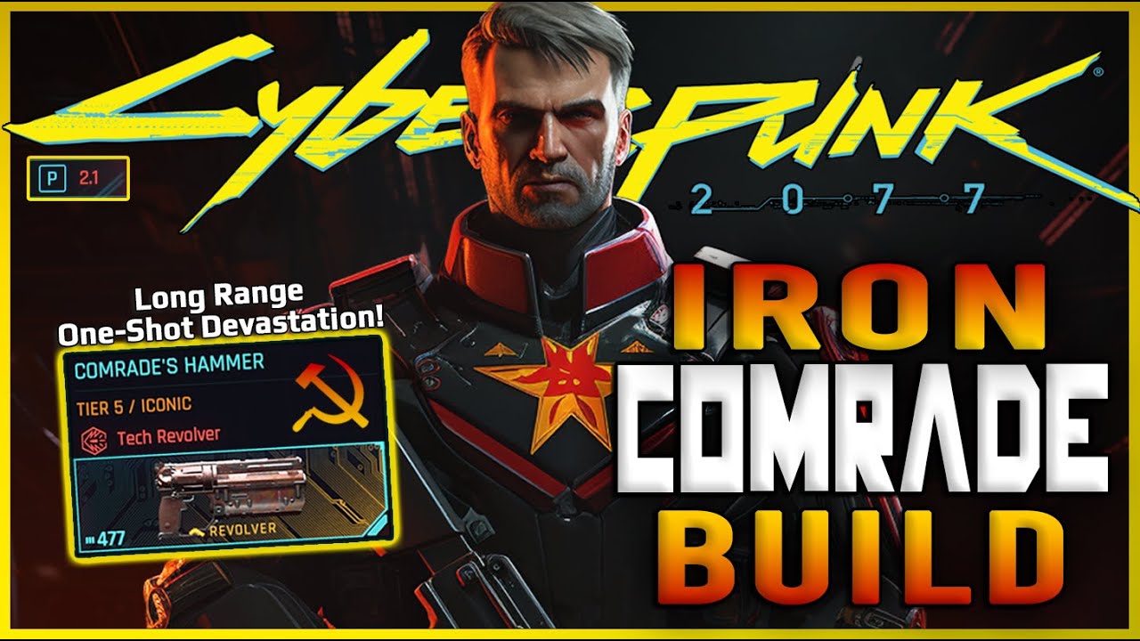 INDOMITABLE Iron Comrade RP Build - Tech Revolver + Projectile Launch System | Cyberpunk 2077 2. ...