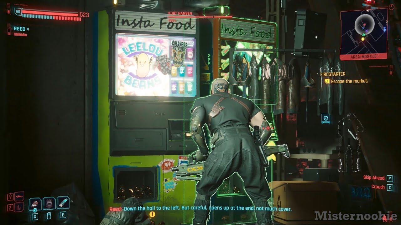 If you sneak past Kurt Hansen (STEALTH) - Cyberpunk 2077 Phantom ...