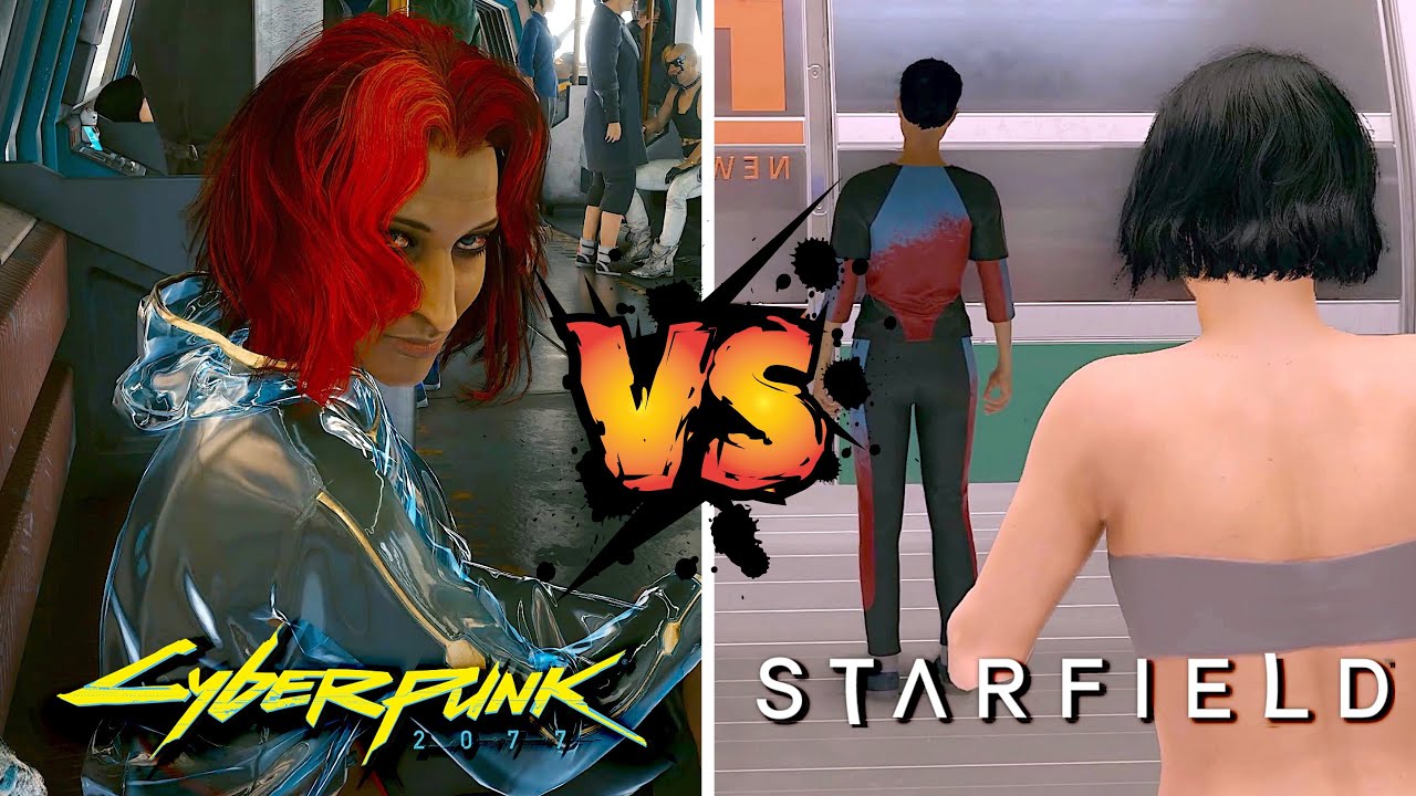 Starfield vs Cyberpunk 2077 Metro System Comparison - Cyberpunk 2077 videos