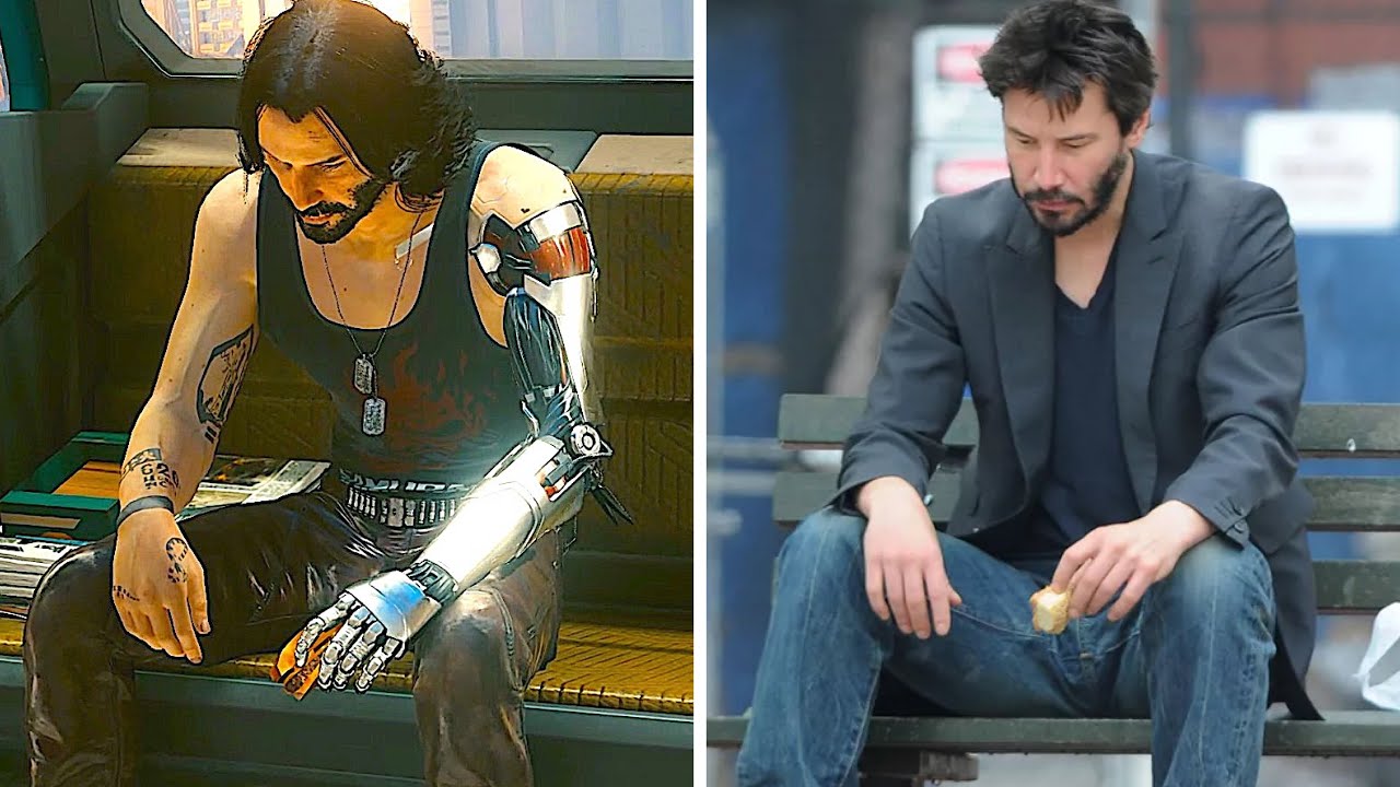 They added Sad Keanu Meme in Cyberpunk 2077 Patch 2.1 - Cyberpunk 2077 ...