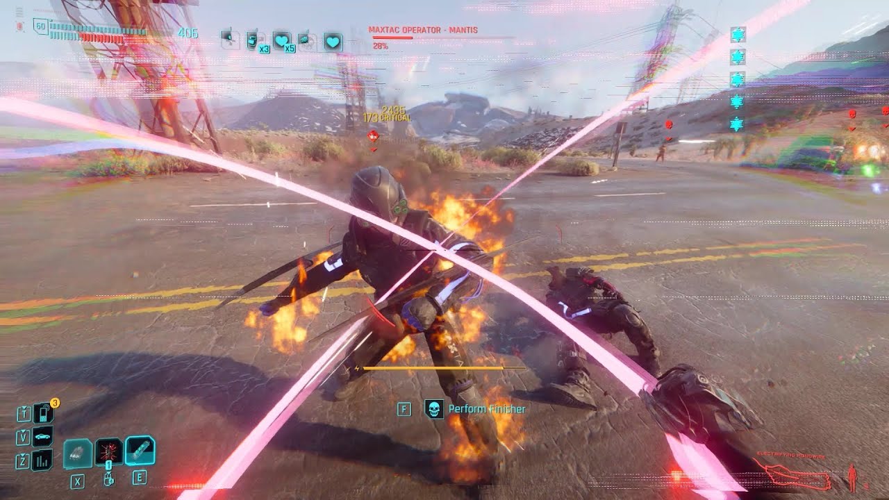 cyberpsycho vs militech and maxtac (cyberpunk 2077) - Cyberpunk 2077 videos