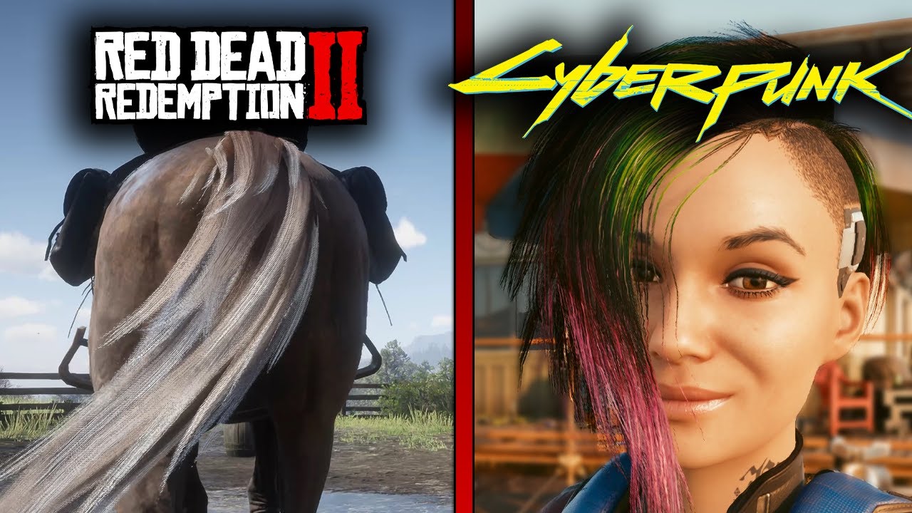 CRAZY DETAILS! #3 | RDR2 vs. Cyberpunk 2077 | PC - Cyberpunk 2077 videos