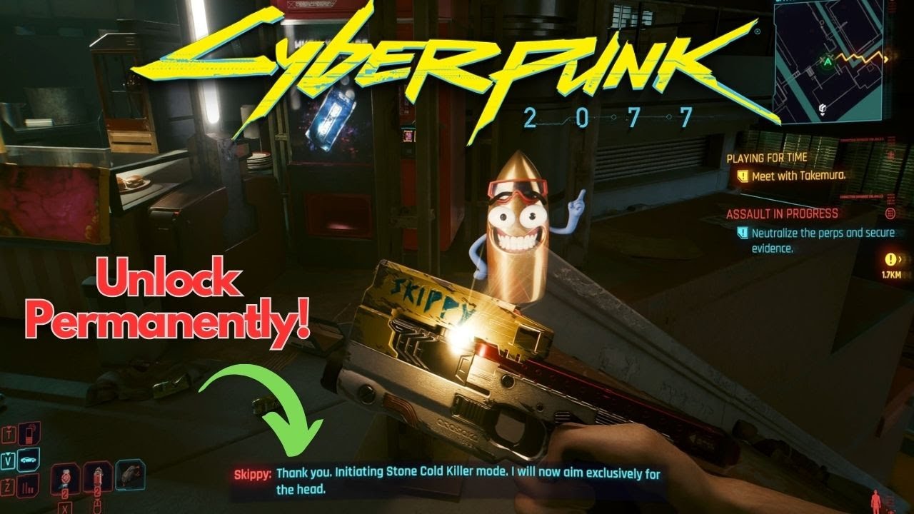 Cyberpunk 2077 Iconic Skippy Must Have Weapon Cyberpunk 2077 Videos