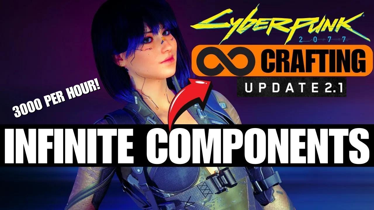 Cyberpunk 2077 -Infinite Crafting Components Glitch | 3000 ITEMS PER HOUR! - Cyberpunk 2077 videos