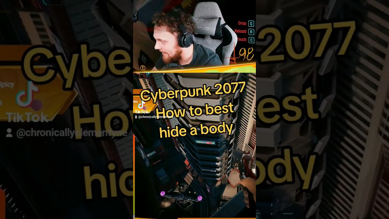 Cyberpunk 2077 - best way to hide a body #cyberpunk2077 #cyberpunk # ...