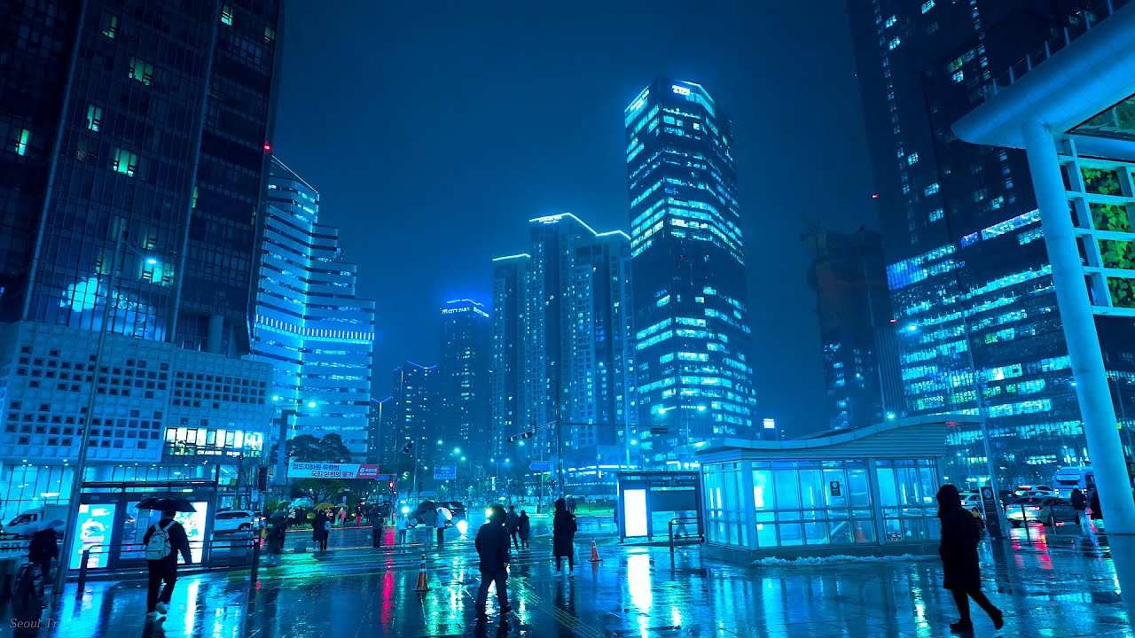 Cyberpunk Rainy Seoul Walking 4K / Blade Runner / Seoulpunk 2024 ...