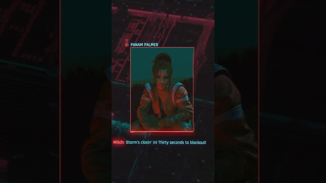 Final Message From Panam - Cyberpunk 2077 #shorts #gaming #cyberpunk # ...