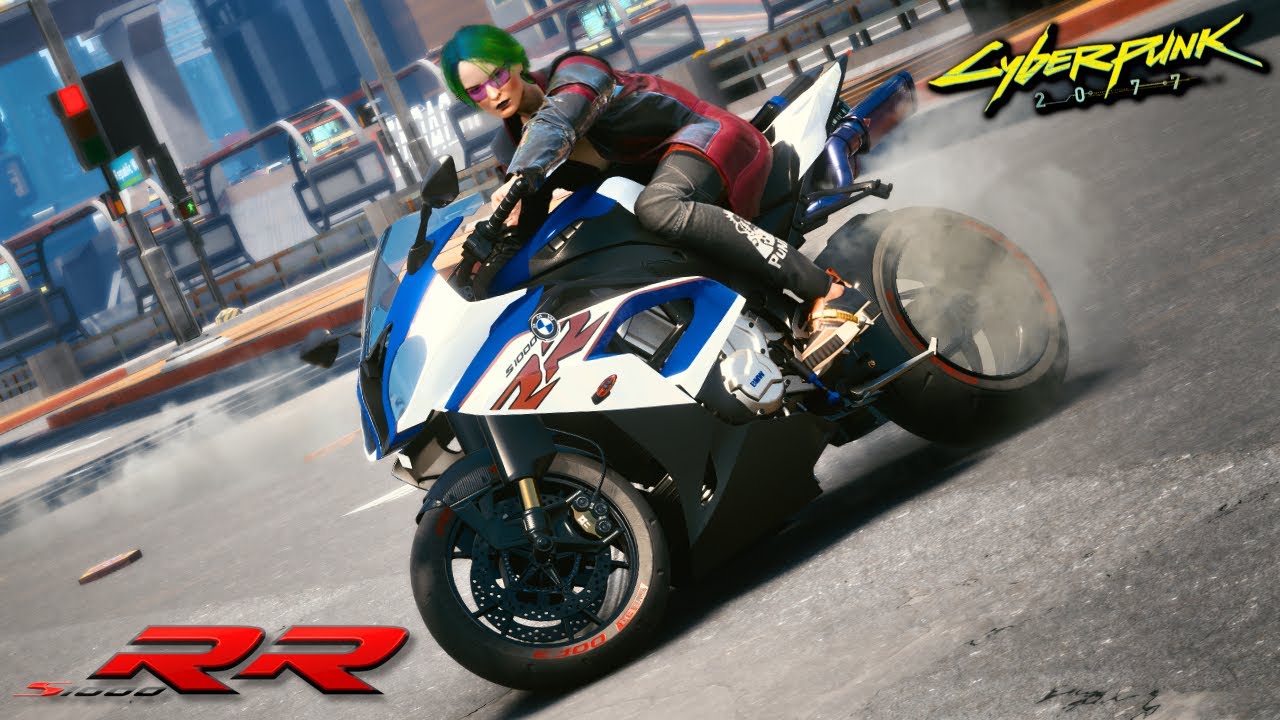 Cyberpunk 2077 - BMW S1000RR Test Drive & Showcase! | Cyberpunk 2077 ...