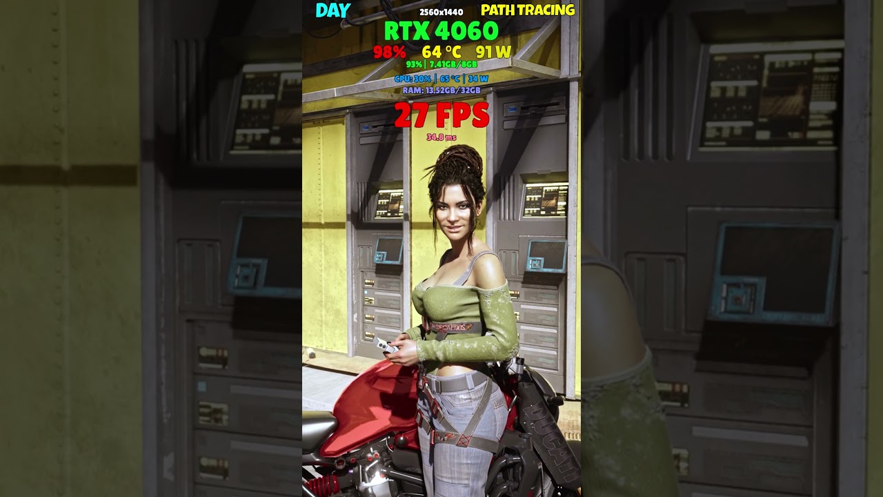 Cyberpunk 2077 Path Tracing Day & Night Comparison - RTX 4060 ...