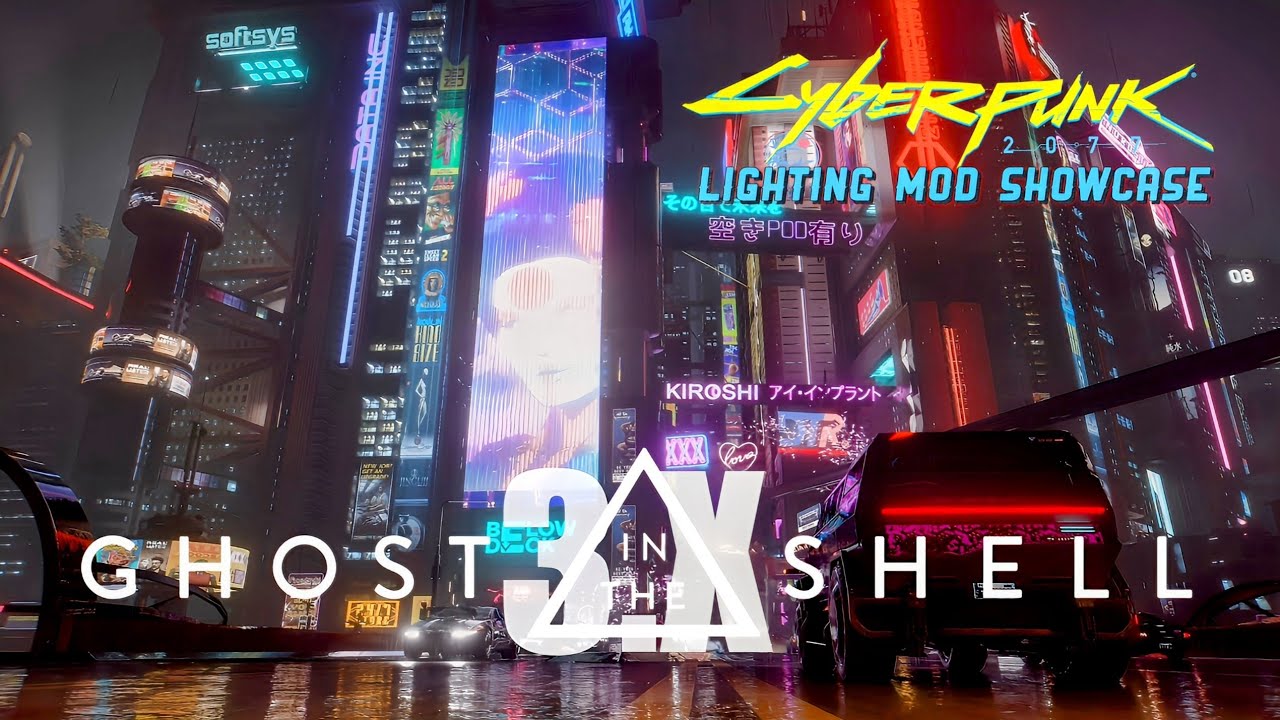 GITS 3.X Lighting Mod Showcase | Cyberpunk 2077 - Cyberpunk 2077 videos
