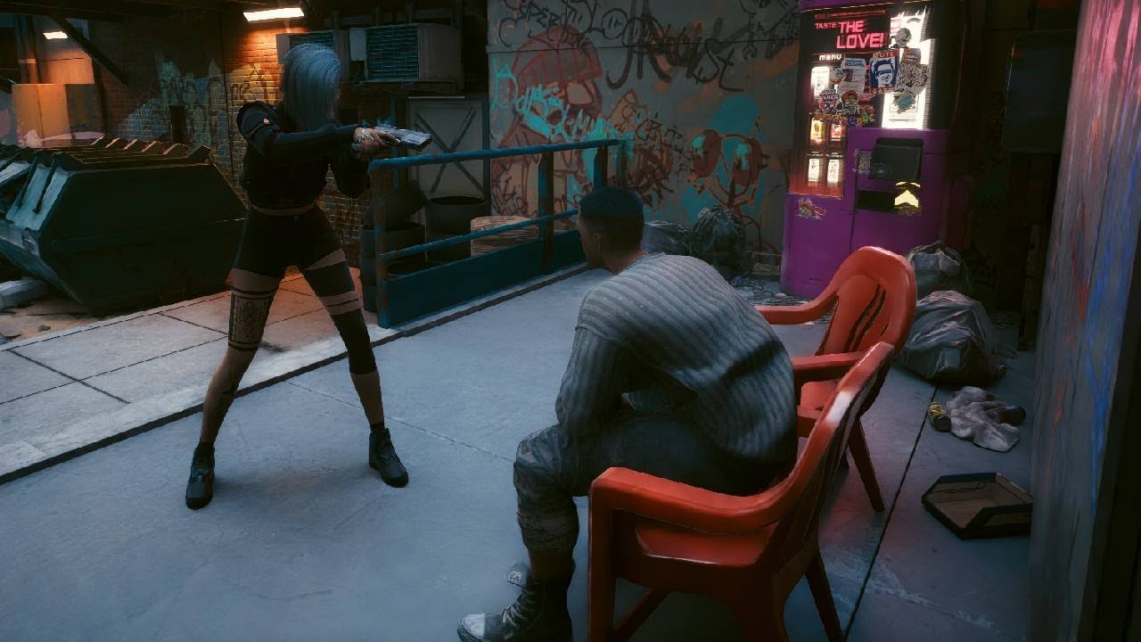 Most pathetic man in Cyberpunk 2077 - Cyberpunk 2077 videos