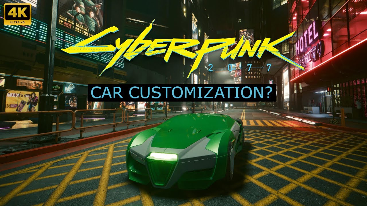 You Can Customize Cars Now?! Cyberpunk 2077 (Patch 2.11) 4K - Cyberpunk ...