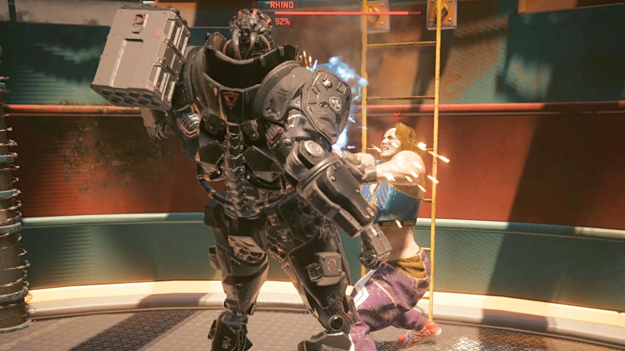 Adam Smasher (2.1) VS Rhino | Cyberpunk 2077 Phantom Liberty ...
