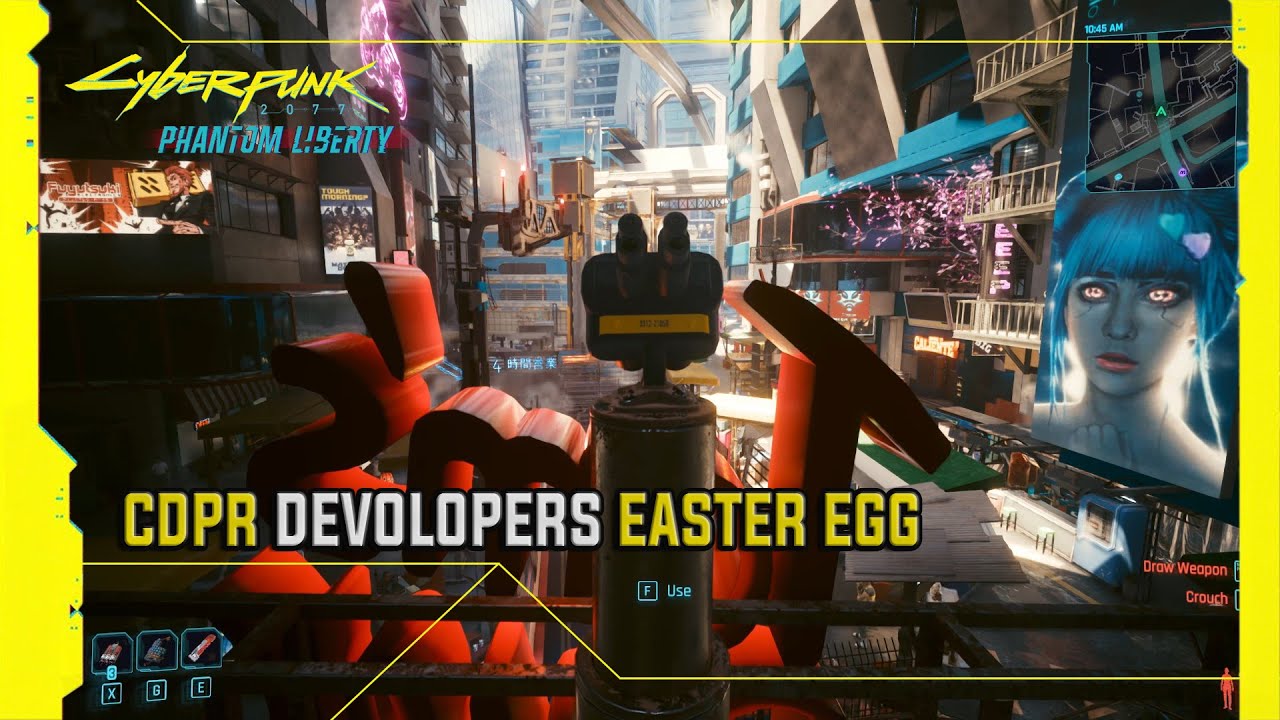 CDPR Developers Easter Egg Found - Cyberpunk 2077 (Patch2.12) - Cyberpunk 2077 videos