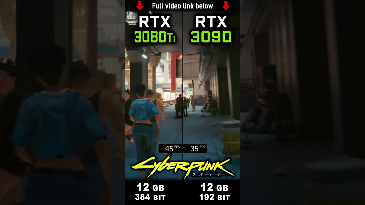 RTX 3080 Ti vs RTX 3090 12 Gb in Cyberpunk 2077 - 4K - Cyberpunk 2077 videos
